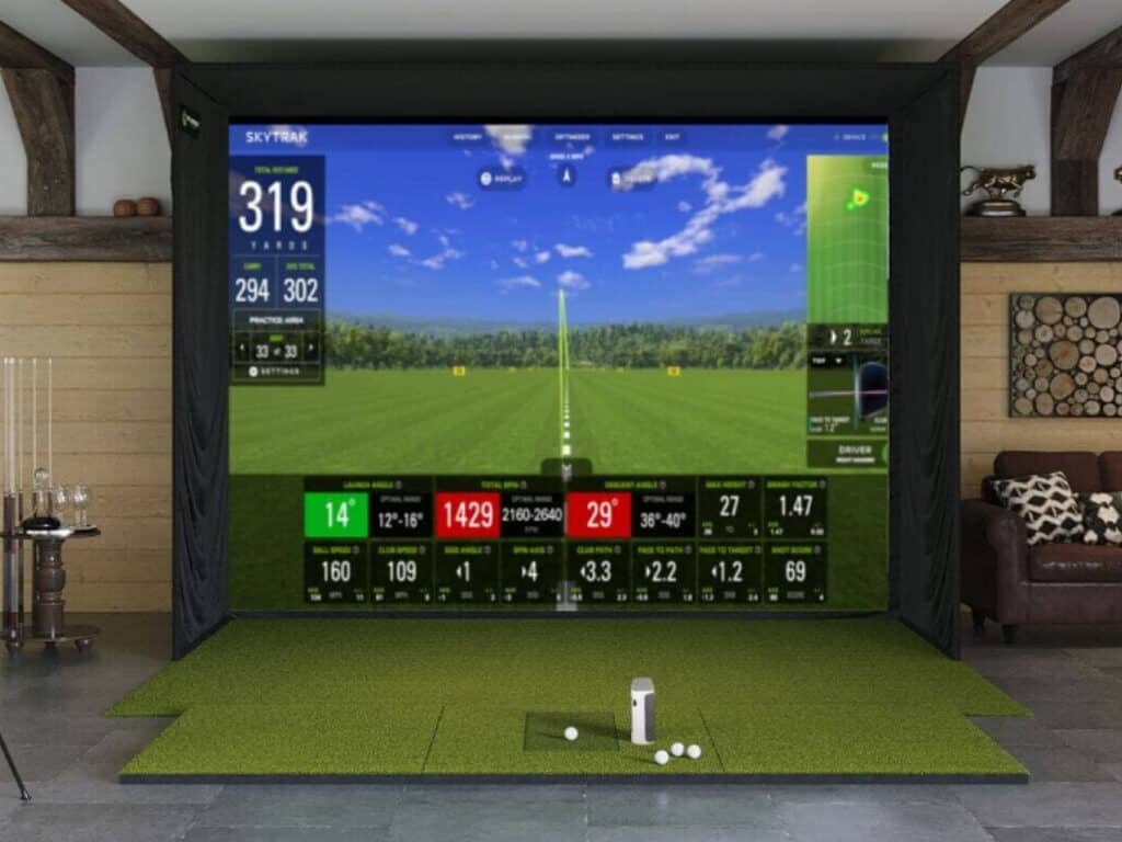 SkyTrak Plus SIG12 Golf Simulator Package 2025 Review