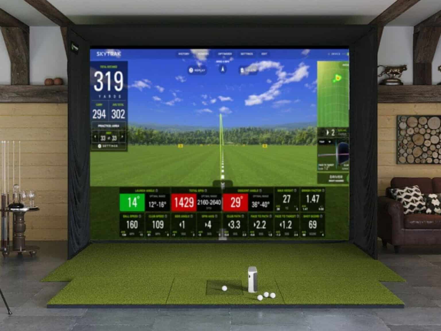 SkyTrak Plus SIG12 Golf Simulator Package 2025 Review
