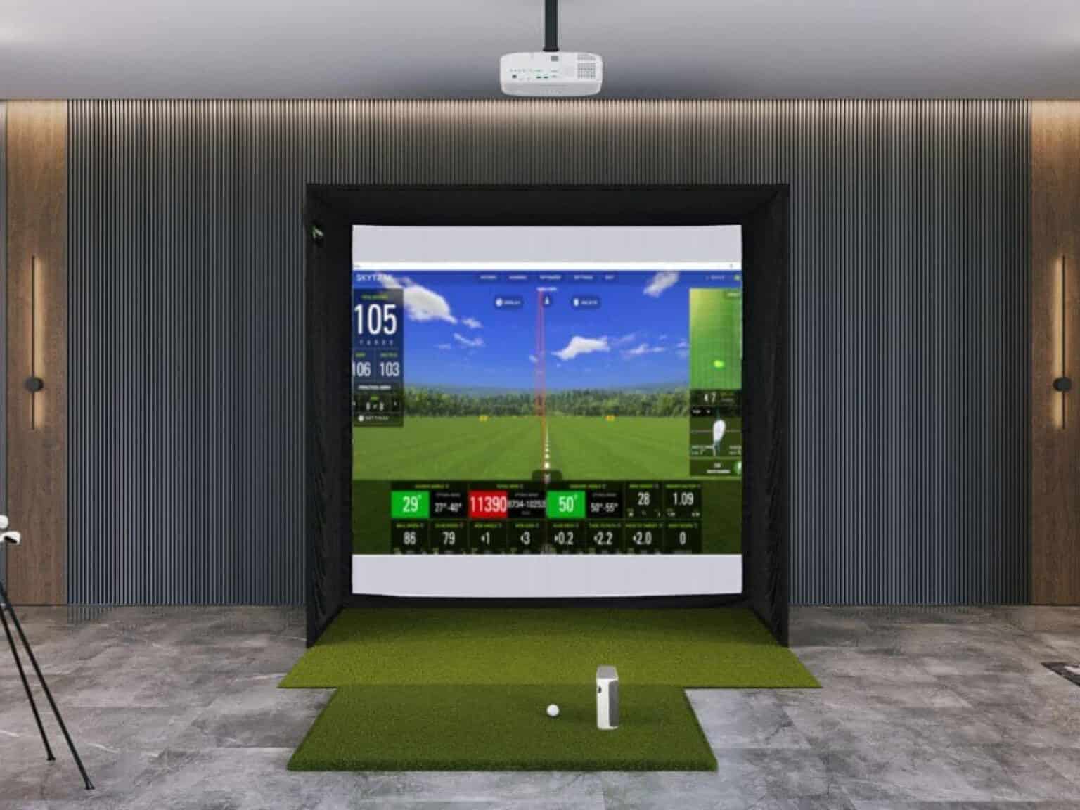 SkyTrak Plus SIG8 Golf Simulator Packages 2025 Review