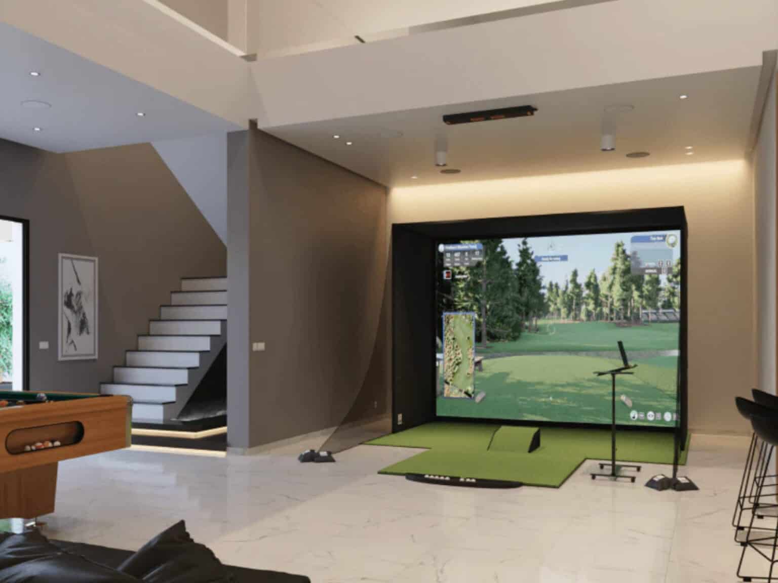 12 Best Golf Simulators For Real Estate Showcase