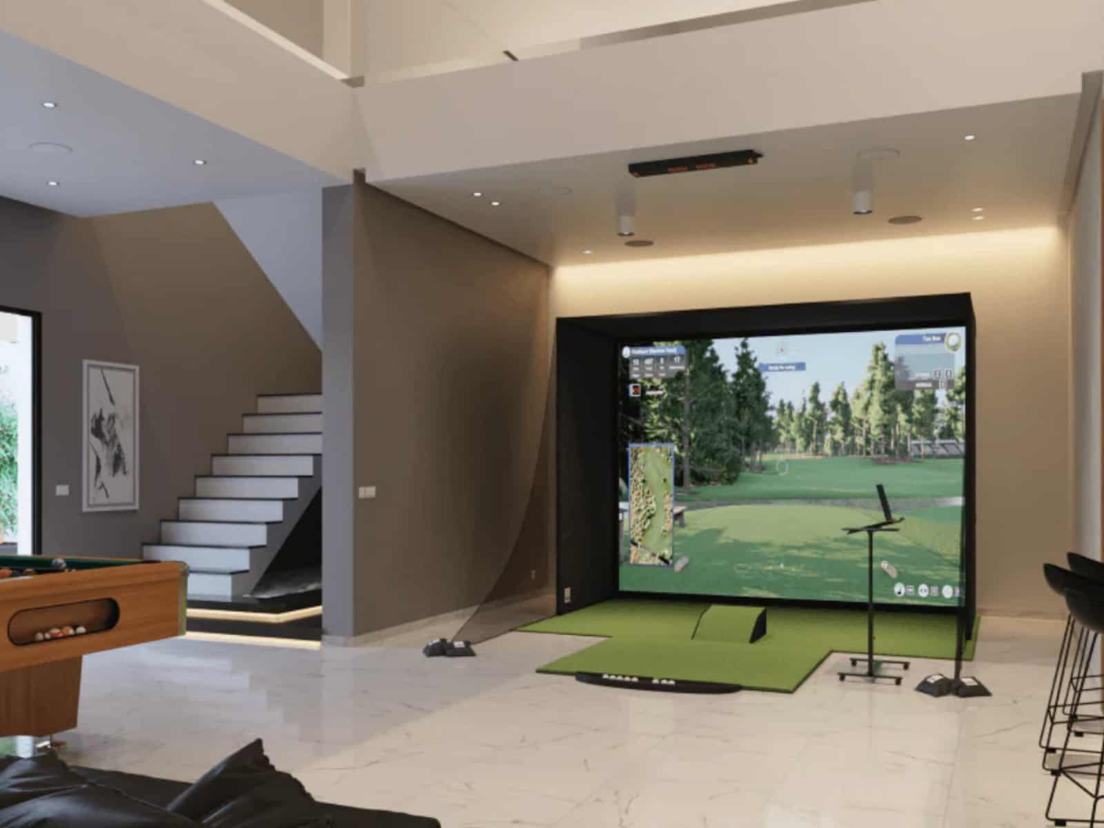 12 Best Golf Simulators For Real Estate Showcase