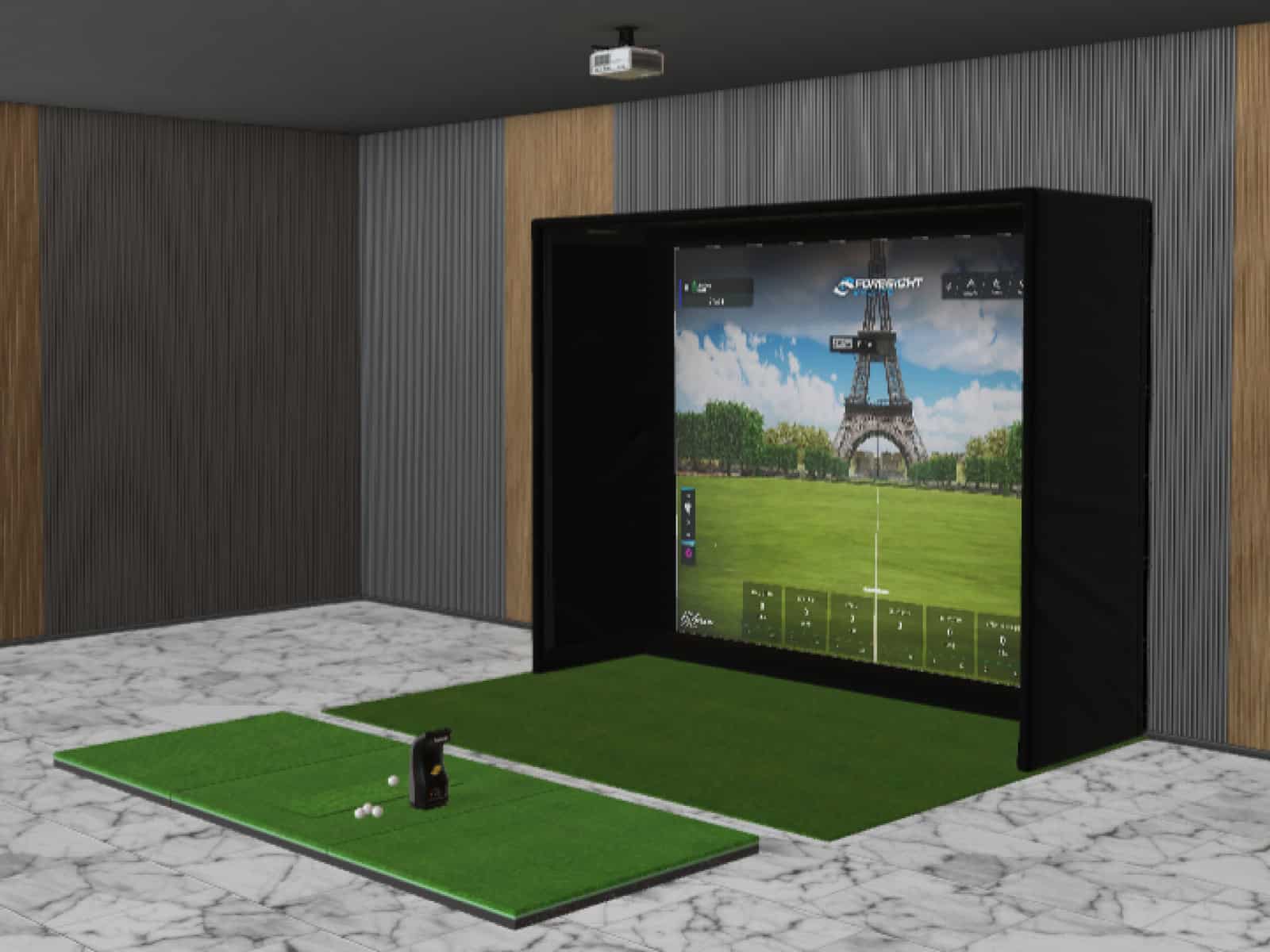Pre-Built Golf Simulator Package vs. Custom Build
